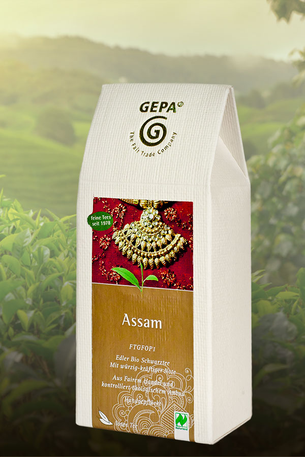 Bio edler Assam Schwarztee, lose, 100g – start-up-fair